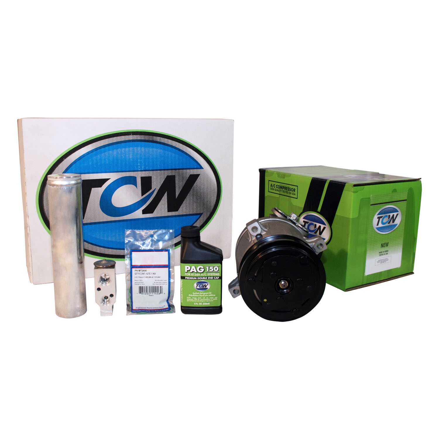 TCW Vehicle A/C Kit K1000006N New - The Compressor Warehouse