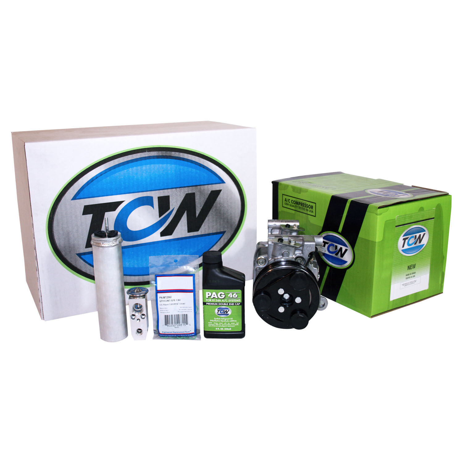 TCW Vehicle A/C Kit K1000009N New - The Compressor Warehouse
