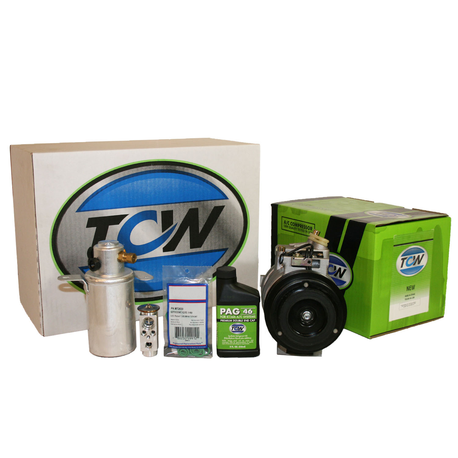 TCW Vehicle A/C Kit K1000155N New - The Compressor Warehouse