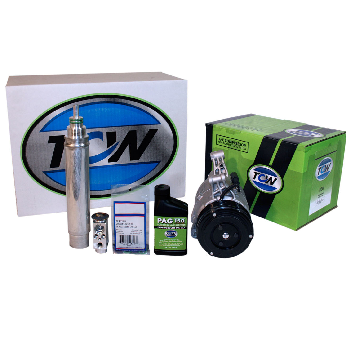 TCW Vehicle A/C Kit K1000335N New - The Compressor Warehouse