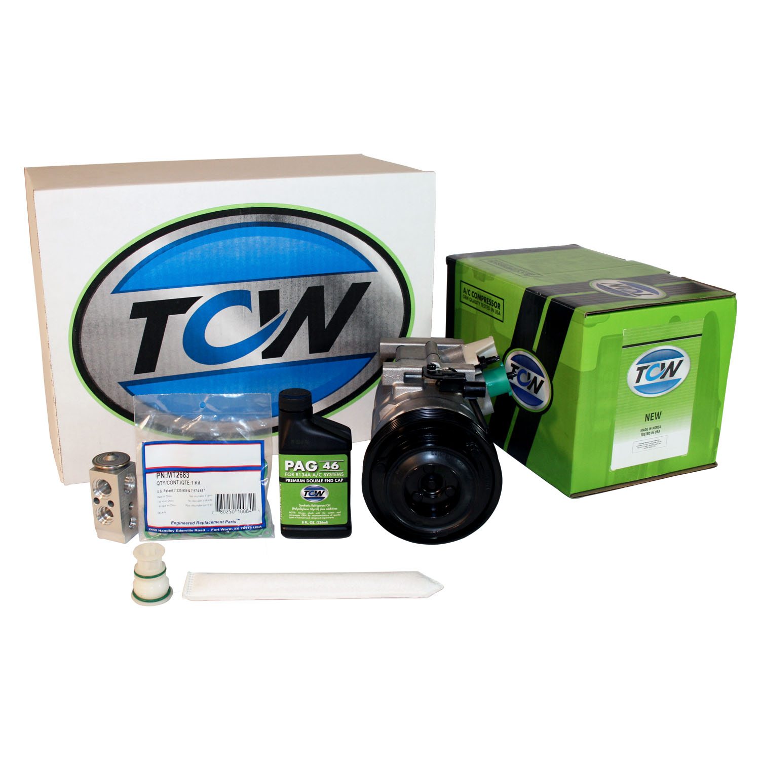 TCW Vehicle A/C Kit K1000661N New - The Compressor Warehouse