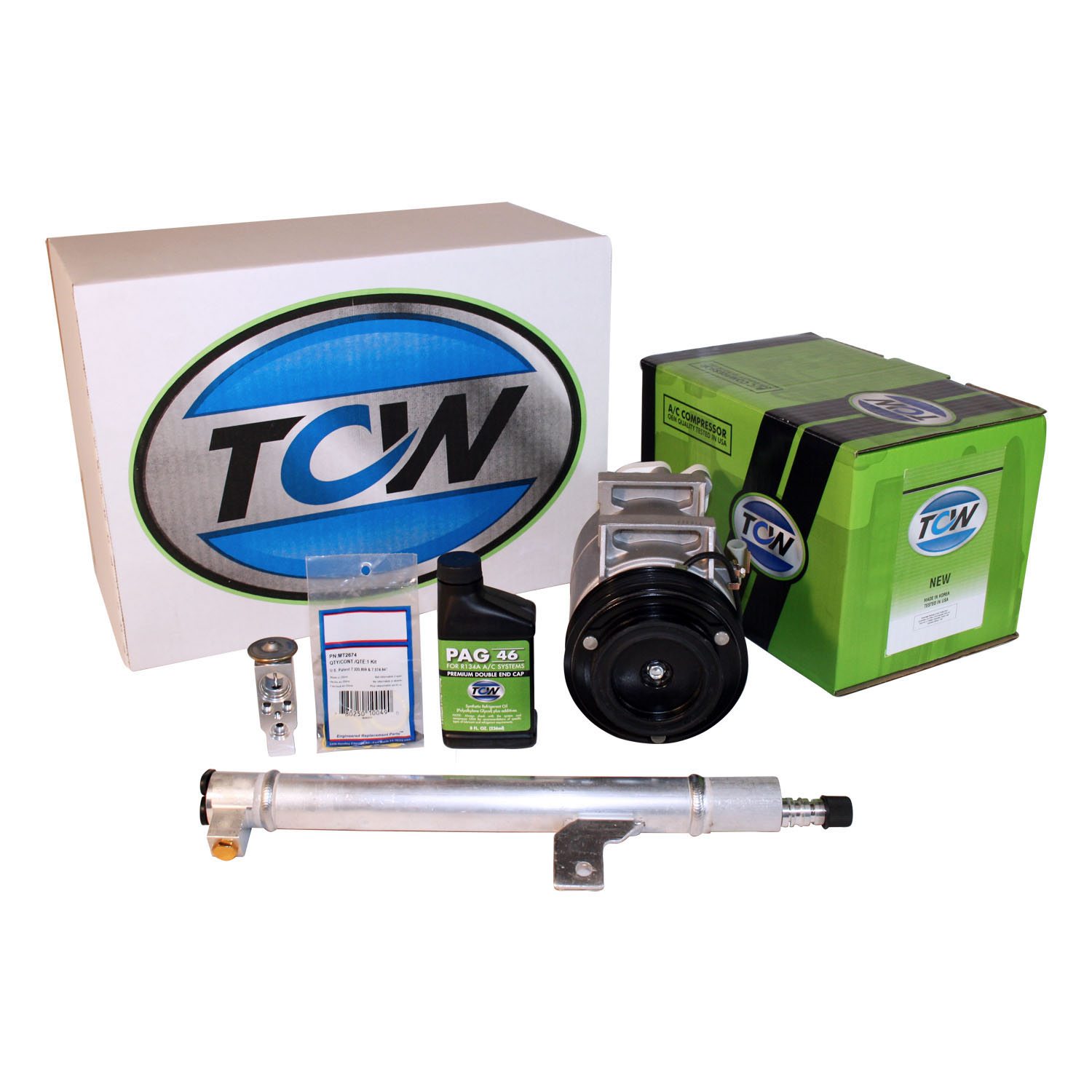 TCW Vehicle A/C Kit K1000893N New - The Compressor Warehouse