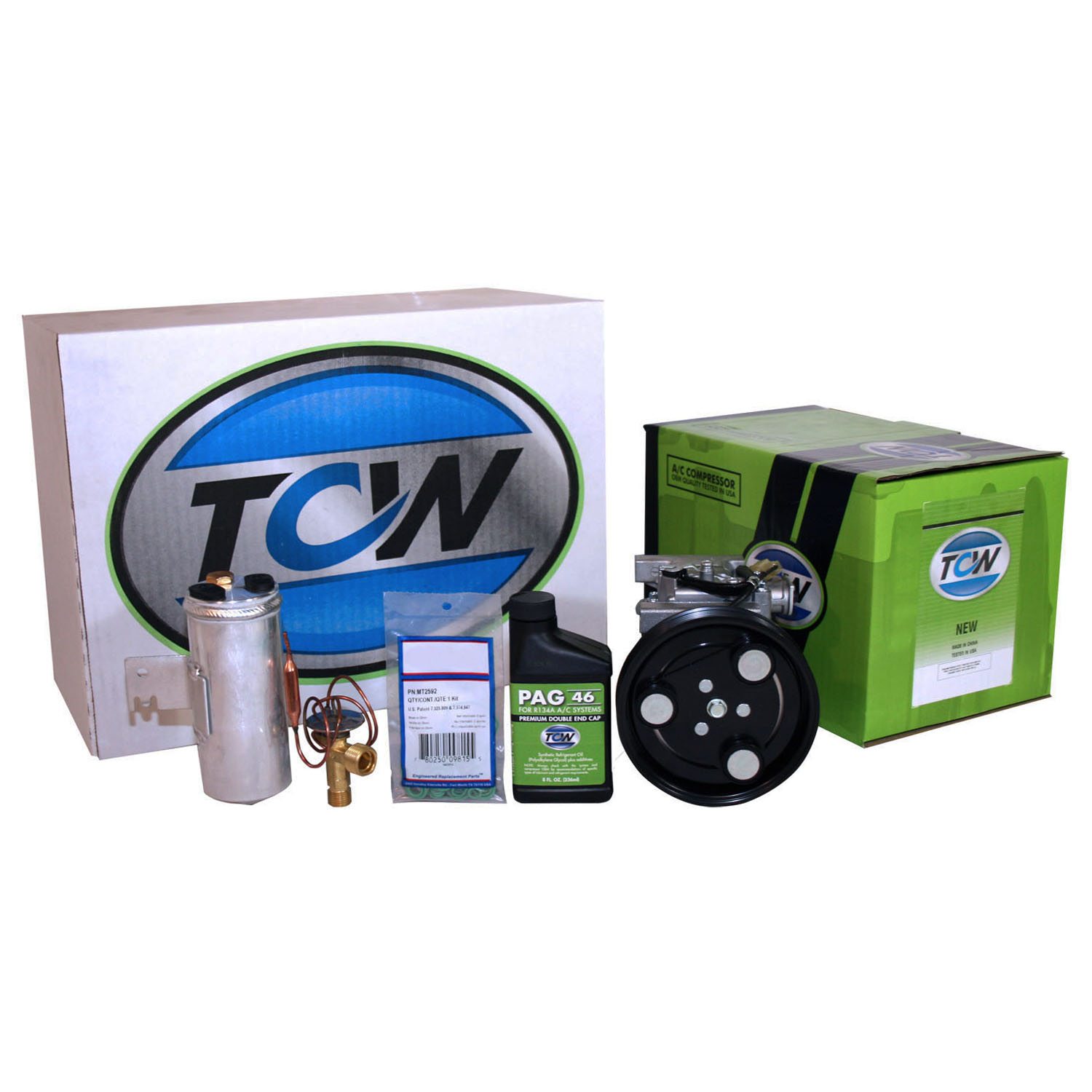 TCW Vehicle A/C Kit K1000910N New - The Compressor Warehouse