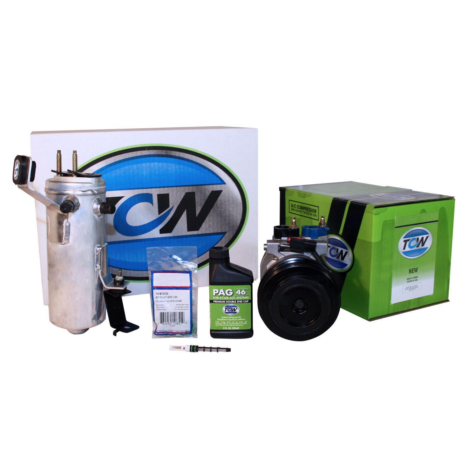 TCW Vehicle A/C Kit K1001019N New - The Compressor Warehouse