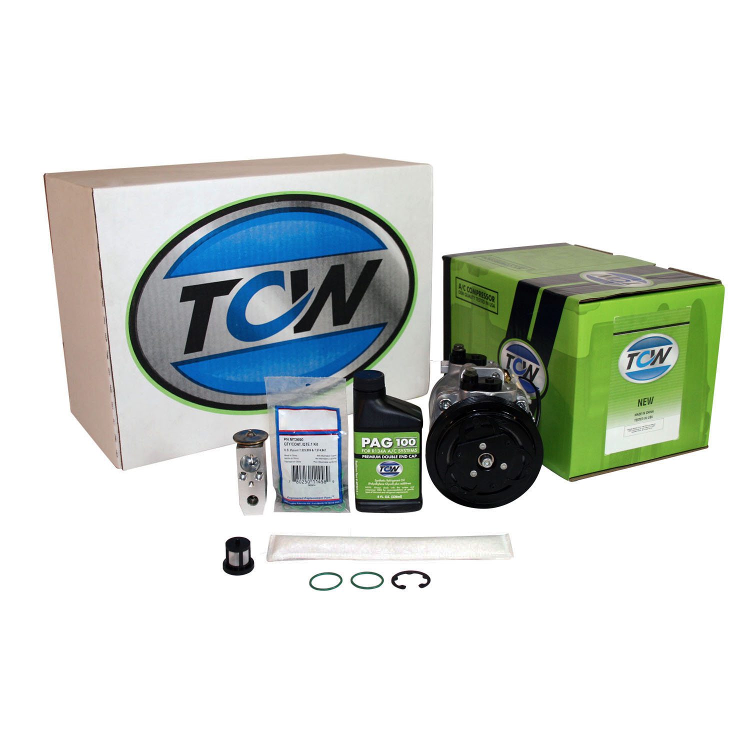 TCW Vehicle A/C Kit K1001054N New - The Compressor Warehouse